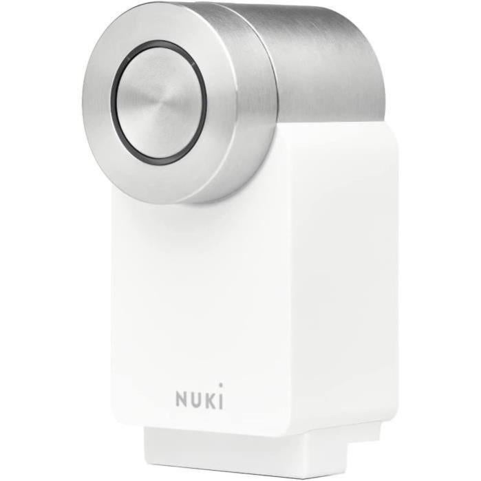 Nuki - Smartphone Smart Key - Smart Lock Pro 3.0 White | Leroy Merlin