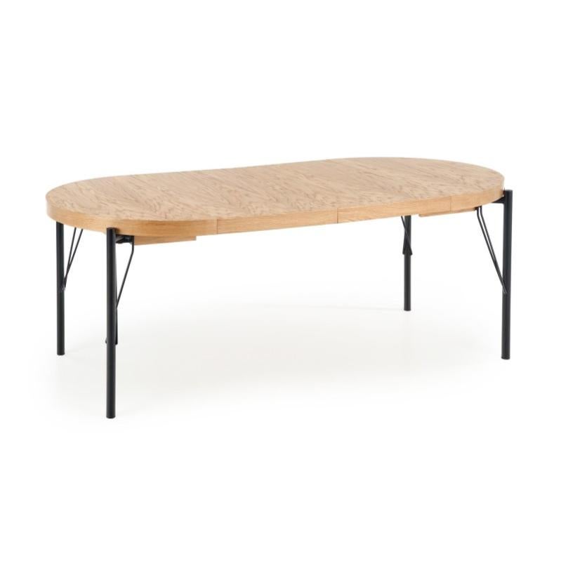 Table à manger extensible 100-300 x 100 x 76 cm - Chêne naturel ...