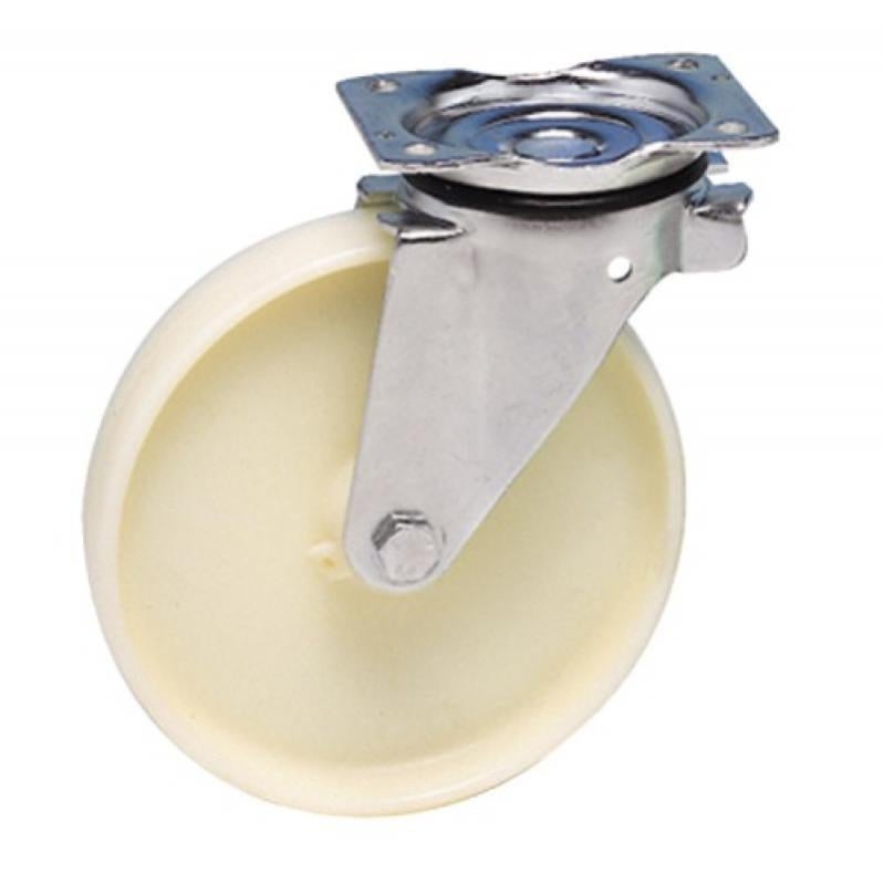 Roulette pivotante fixation à platine charges lourdes Maxiroll diamètre ...