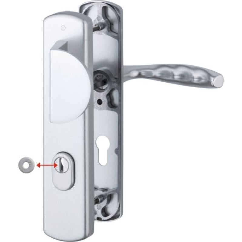 Ensemble palière de sécurité New York porte 37-42 mm clé I coloris ...