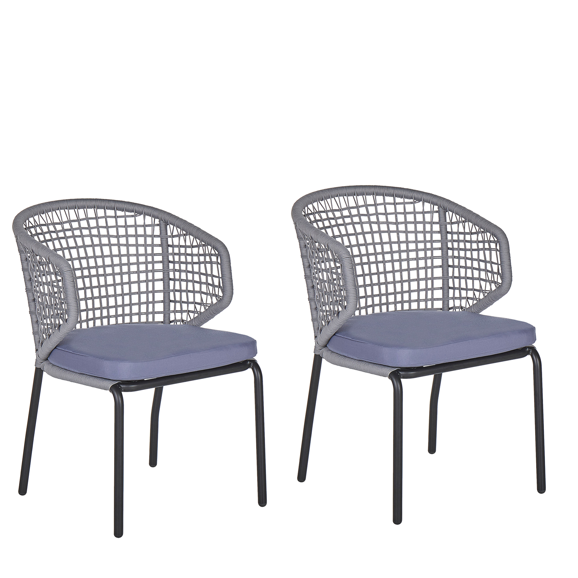 Set di 2 sedie da balcone grigio PALMI | Leroy Merlin