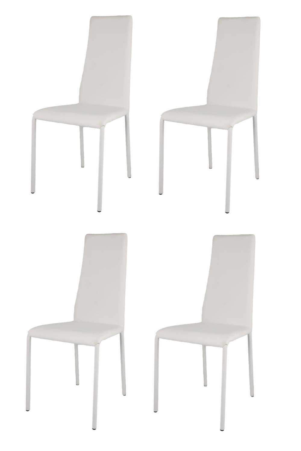 Tommychairs - Set 4 sedie Sophie Lux per cucina bar e sala da pranzo, robusta struttura in ...