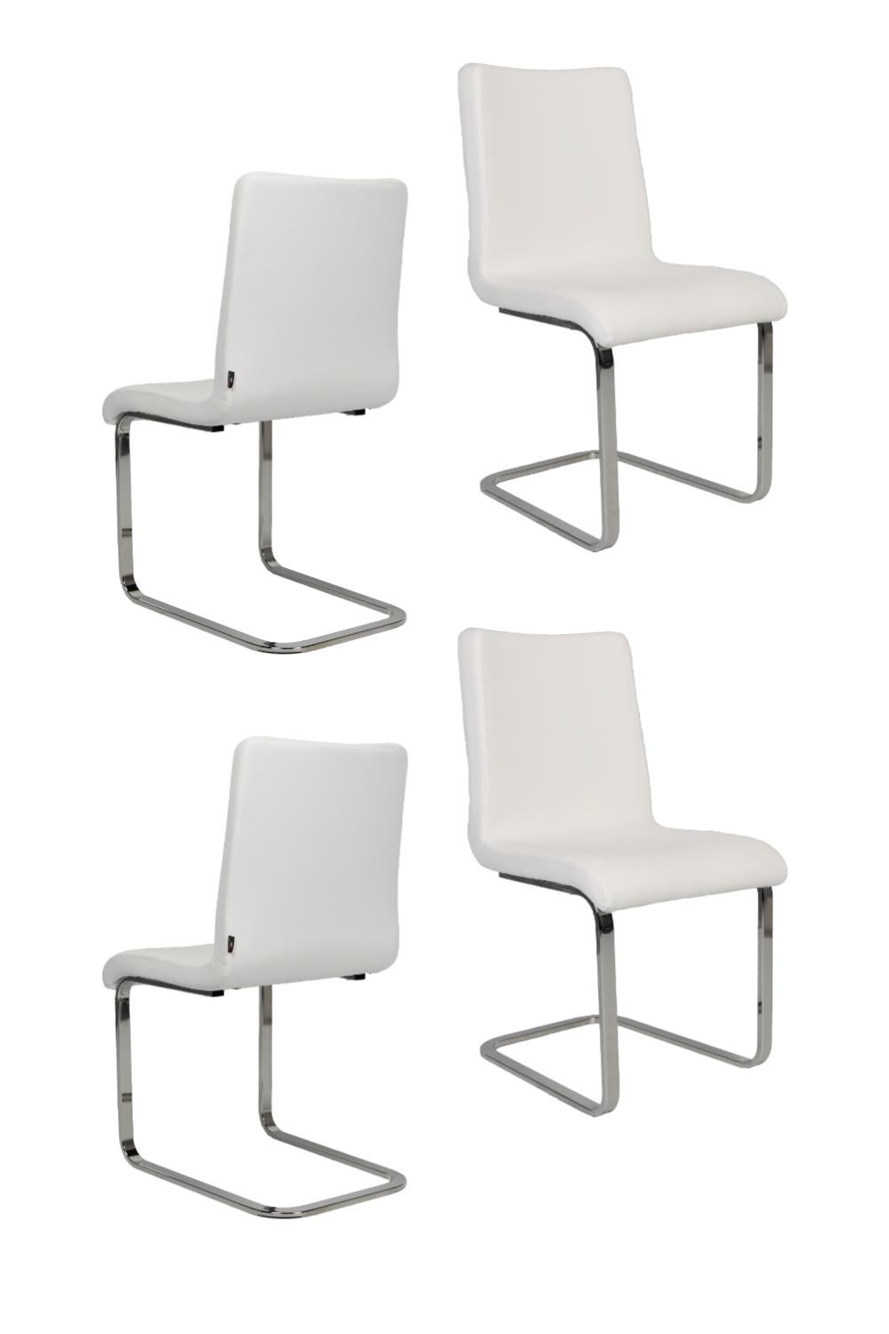 Tommychairs - Set 4 sedie Greta per cucina e sala da pranzo, scocca imbottita e rivestita in ...