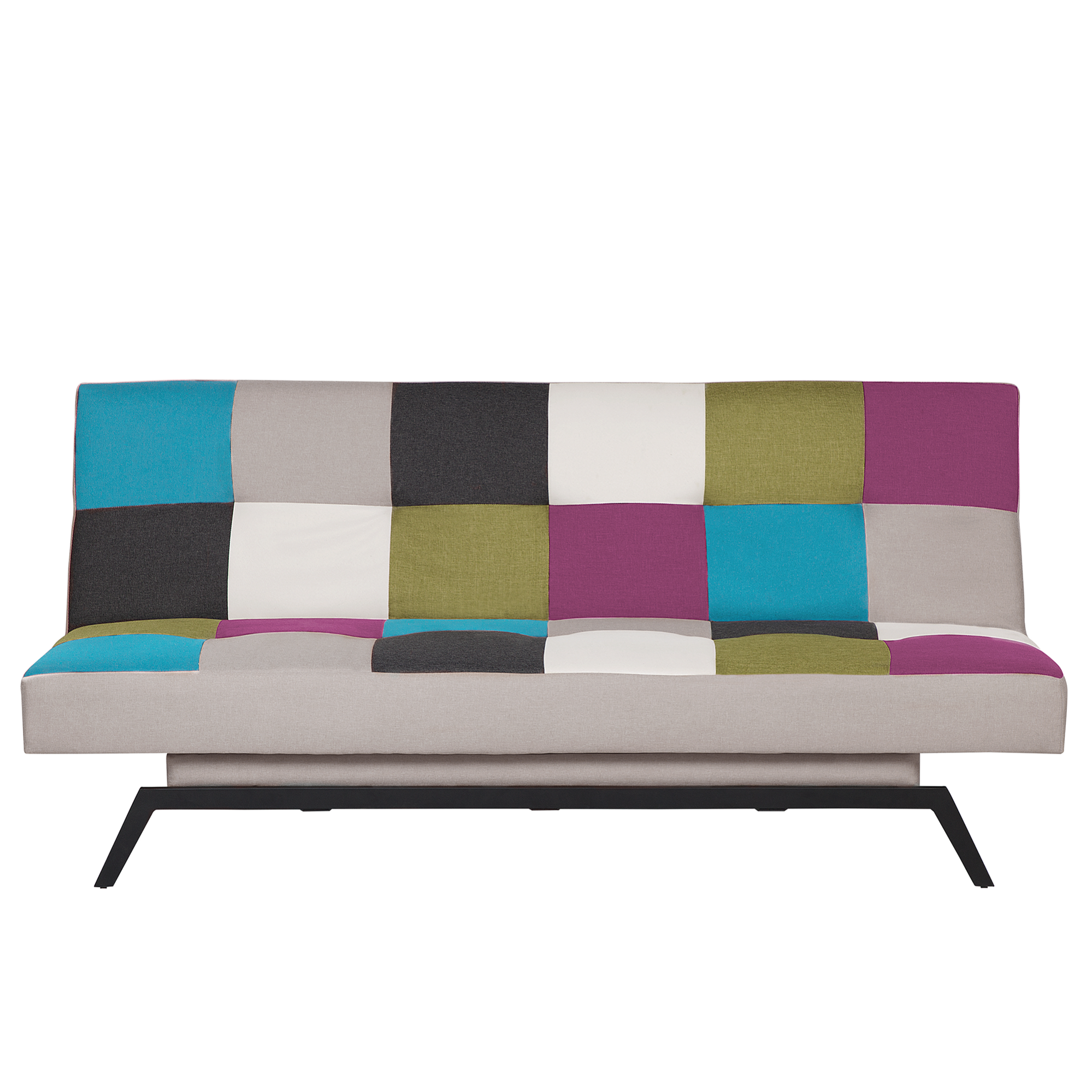 Divano letto imbottito in tessuto multicolore LEEDS | Leroy Merlin