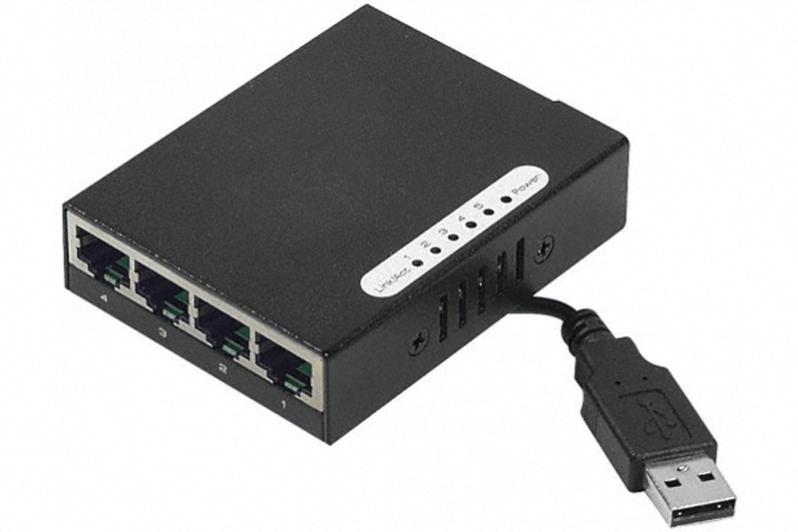 Switch Ethernet 5 Ports RJ45 100 mbps | Leroy Merlin