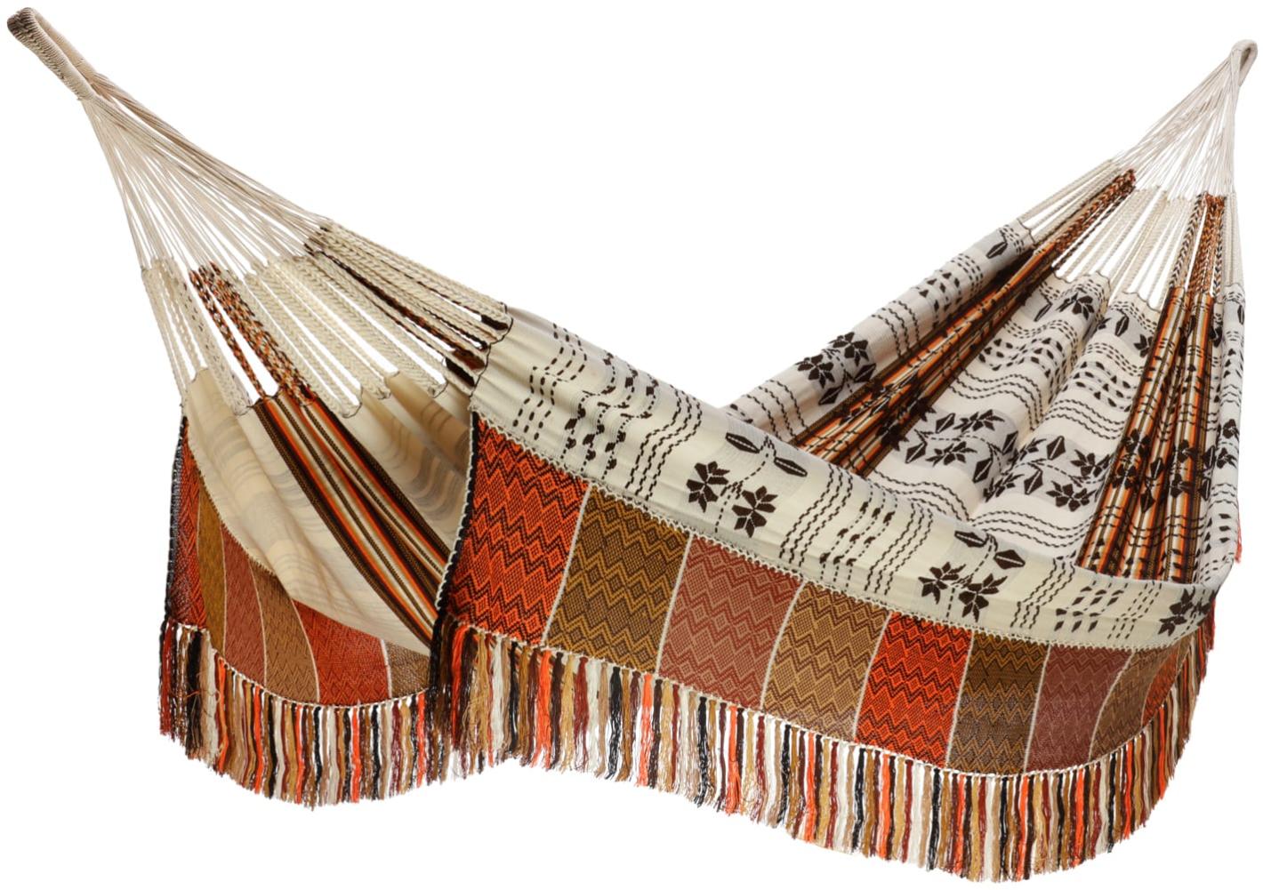 Indígena Blanca - Hamaca doble étnica colombia - crudo - Hecho a mano ...