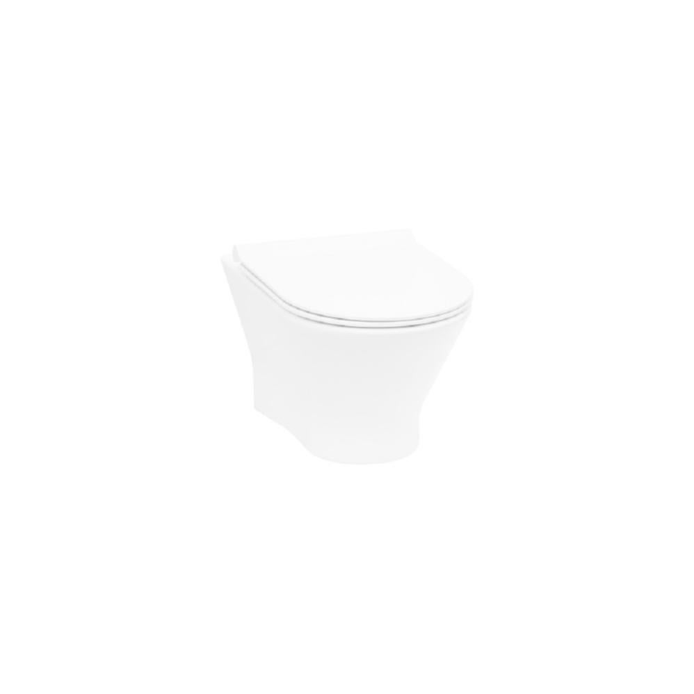Cuvette WC suspendue ROCA sans bride 35.5 x 54 x 44 cm,blanc ...