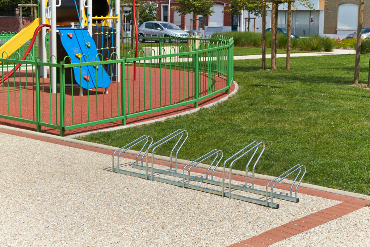 MOTTEZ - Râtelier sur 2 niveaux cote à cote pour 5 vélos - B200C ...