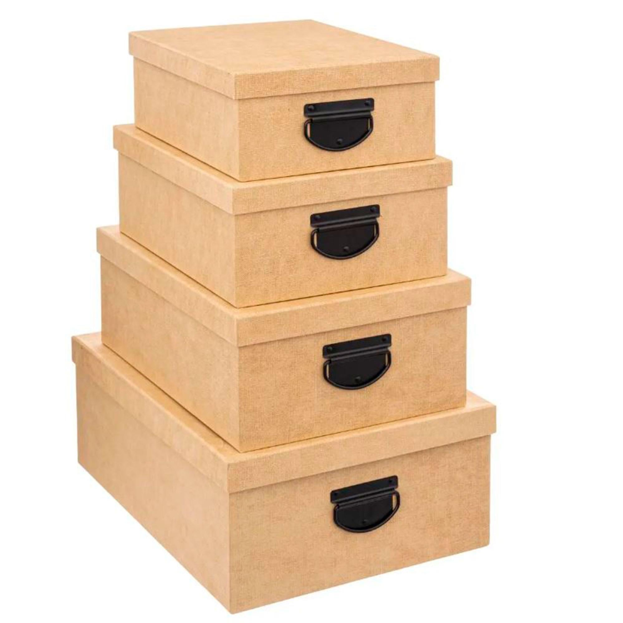 Juego de 4 cajas en diferentes tamaños | Leroy Merlin