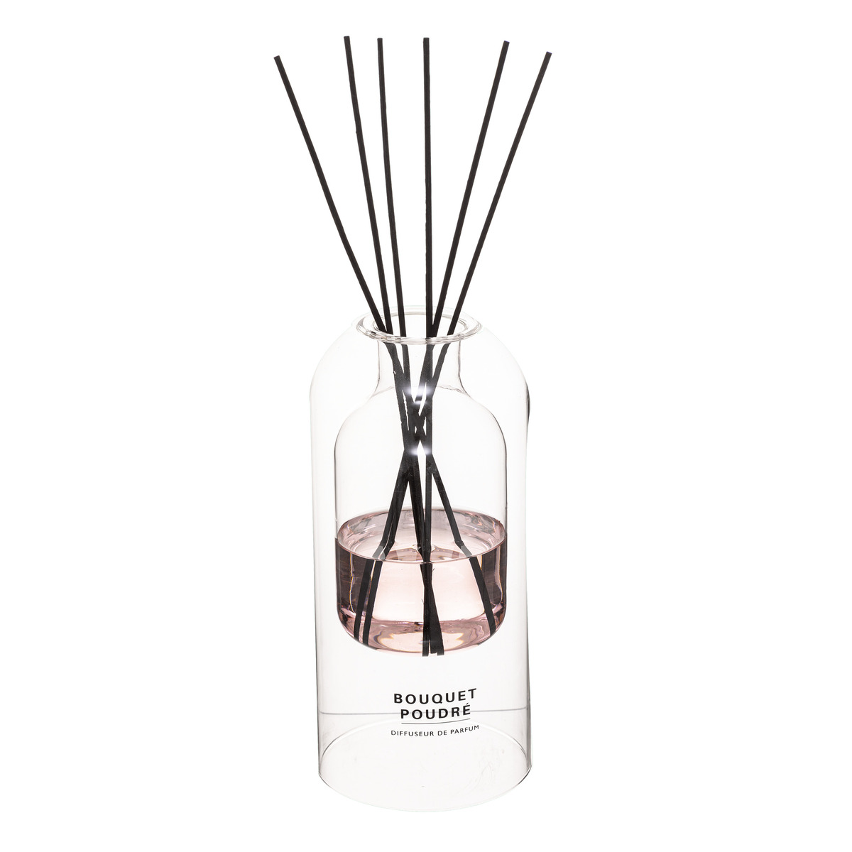 Diffuseur de parfum Ilan 500 ml en verre rose - ATMOSPHERA | Leroy Merlin