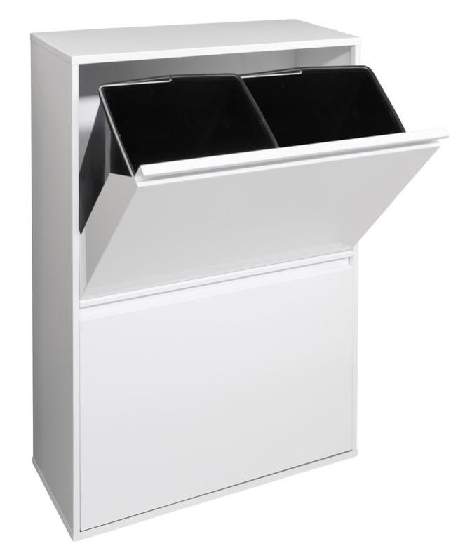ARREGUI Basic CR601-B Pattumiera per raccolta differenziata, 4 secchi ...