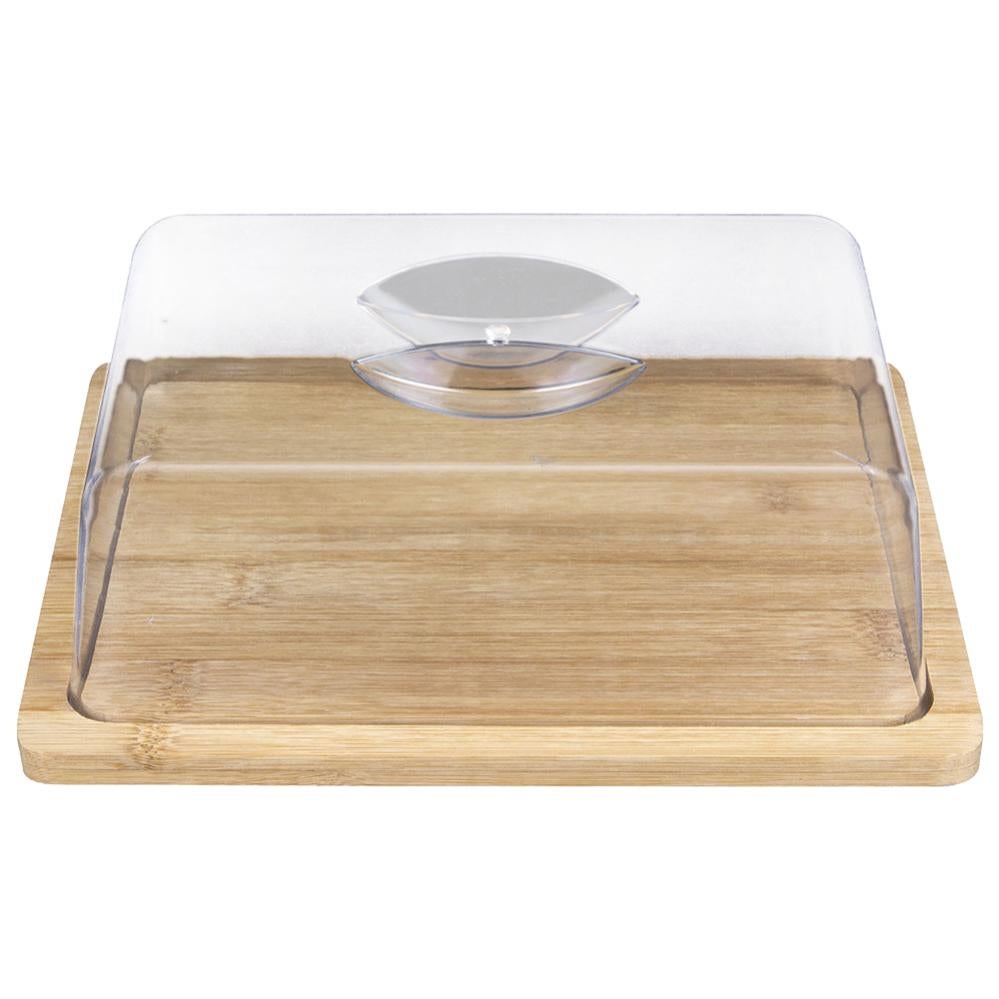 Paris Prix - Plateau à Fromage & Cloche "tomme" 24cm Naturel | Leroy Merlin