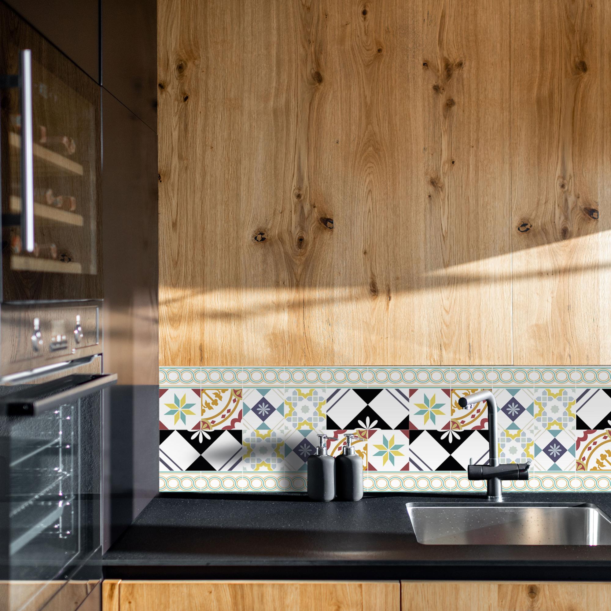 Lot de 2 crédences PVC Rigide 2 mm adhésives l.80 x H.20 cm Alma - LA ...