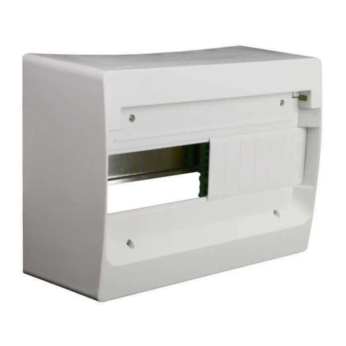 Zenitec Coffret Électrique Nu A Équiper 1 Rangée 13 Modules Blanc | Leroy Merlin