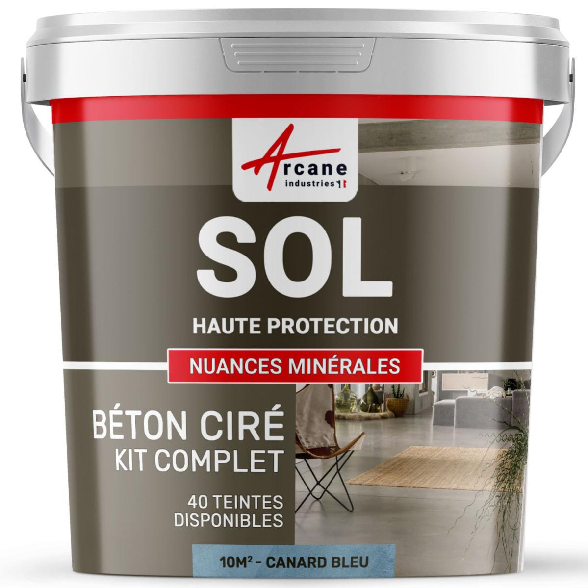 KIT CEMENTO CERATO PER PAVIMENTI AD ALTA PROTEZIONE-10 m² (per 2 strati ...