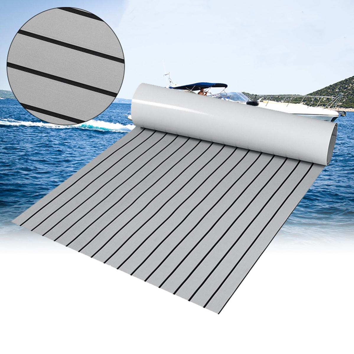 Rollo de alfombra adhesiva para yate EVA Foam Decking Boat 2400 x 900 x ...