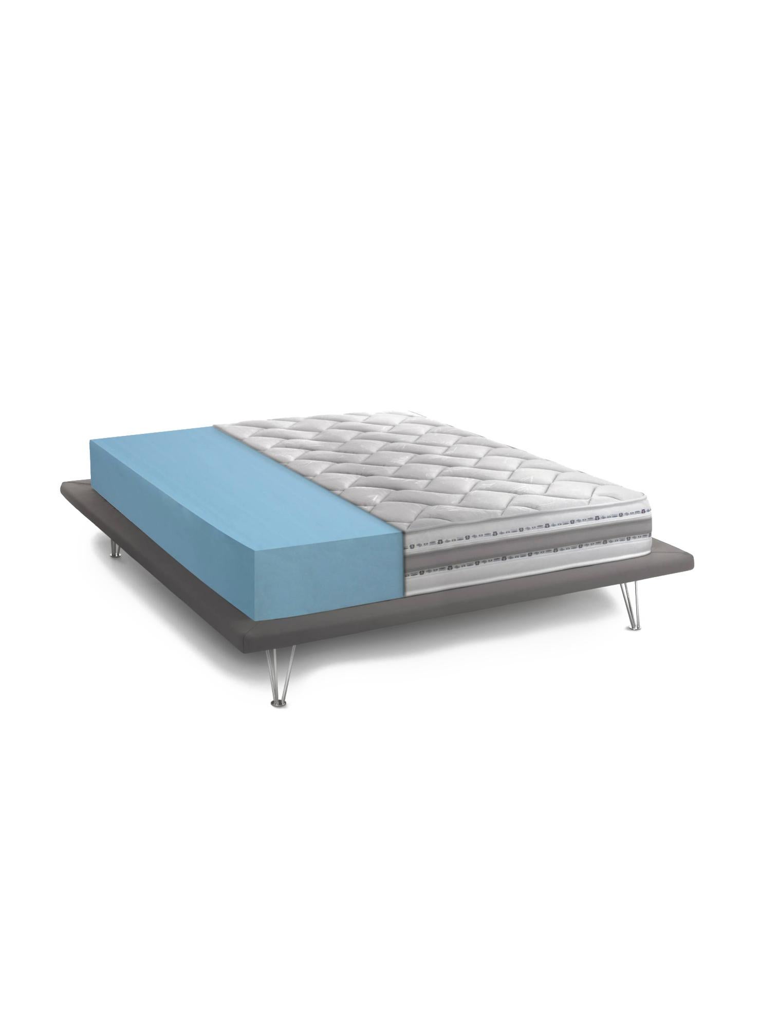 Matelas simple Dmercat, Matelas déhoussable en Memory Foam et Waterfoam ...