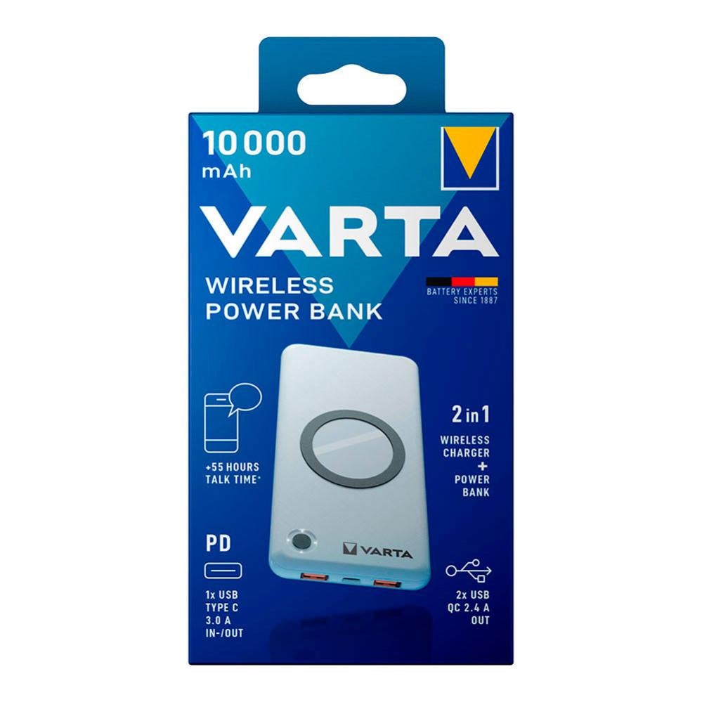 Wireless Power Bank 10.000Ma Varta 100/240V | Leroy Merlin