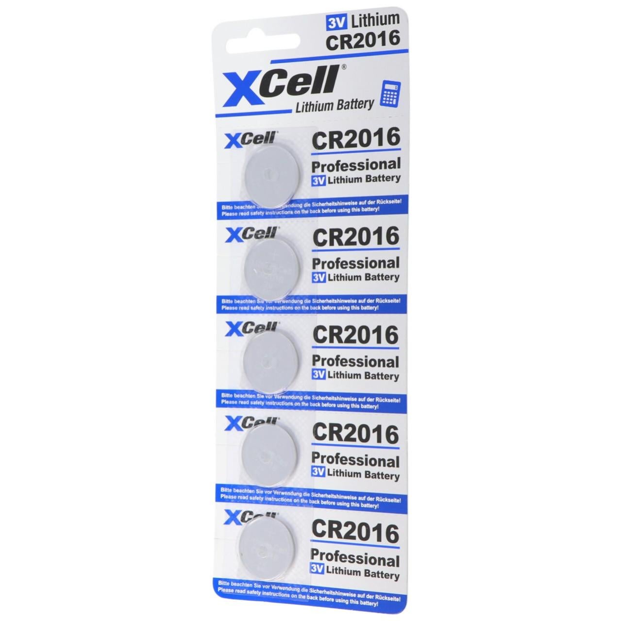 Set économique 5 pièces Pile lithium CR2016 3V, Piles CR2016 dans un ...