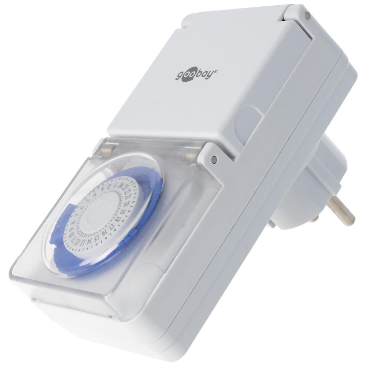 Horloge analogique Goobay IP44 - 1 pc. - ATTENTION PRISE DE TYPE F ...