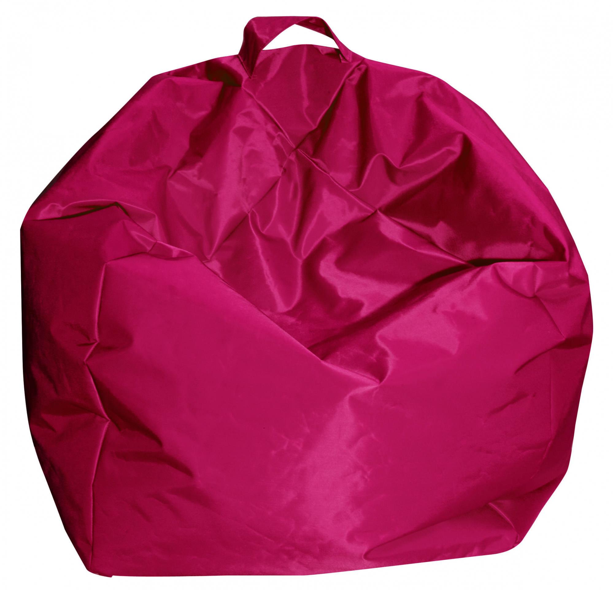 Pouf a sacco elegante, colore fucsia, Misure 65 x 50 x 65 cm | Leroy Merlin