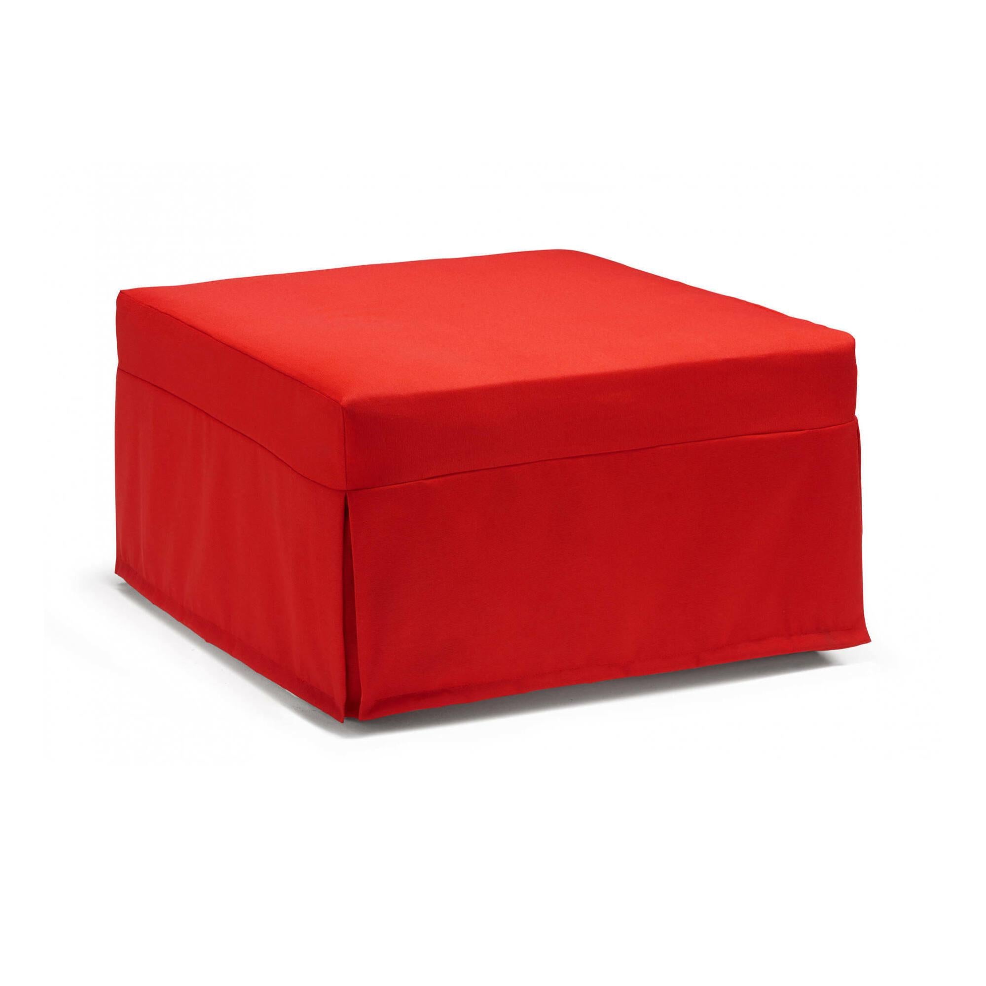 Lit pliant Dabay, Pouf transformable en lit simple, Pouf de salon en ...