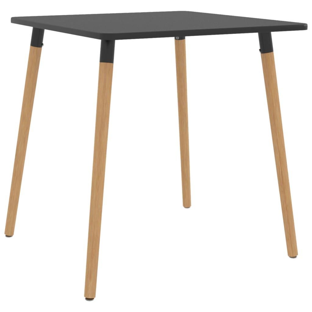 Table de salle à manger Gris 80x80x75 cm Métal vidaXL | Leroy Merlin