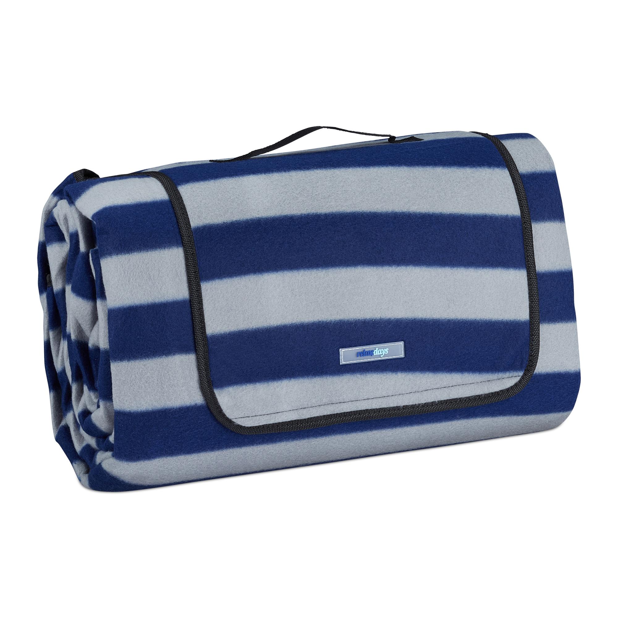 Relaxdays Coperta da Picnic XXL, 200 x 300 cm, Plaid Impermeabile da ...