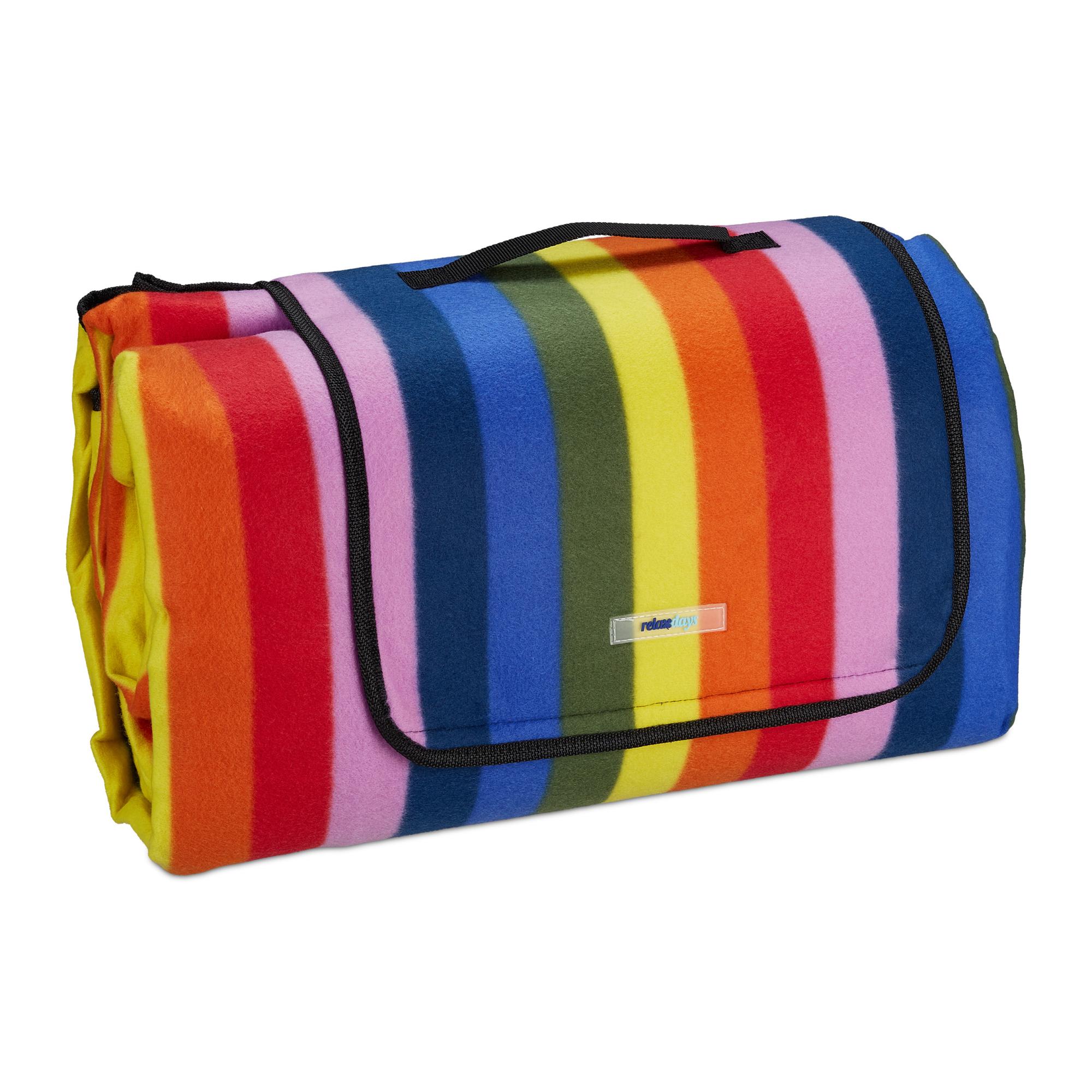 Relaxdays Coperta da Picnic XXL, 300 x 200 cm, Plaid Impermeabile a ...