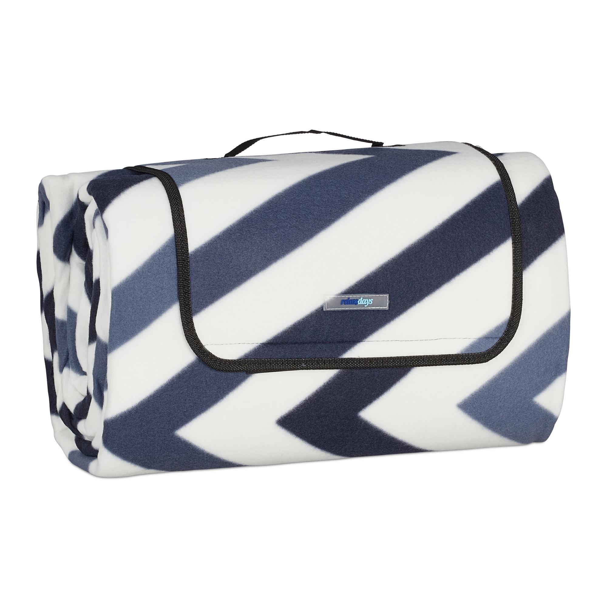 Relaxdays Coperta da Picnic XXL, 200 x 300 cm, Plaid Impermeabile da ...