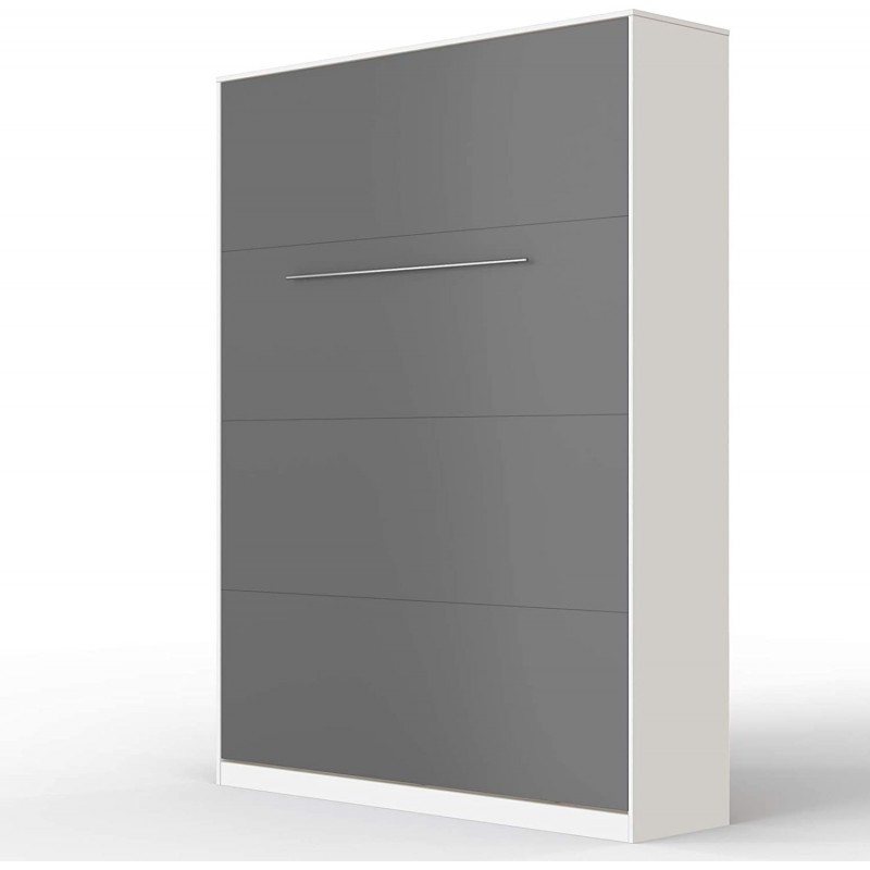 Armoire Lit escamotable 140x200cm MATELAS inclus Lit Rabattable Lit ...