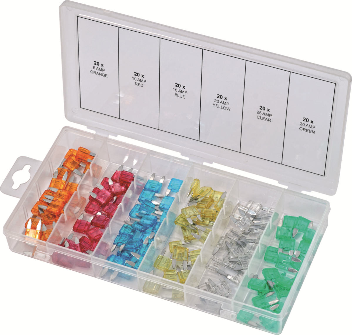 Kstools - Assortiment De Mini-fusibles, 120 Pcs - 970.0280 | Leroy Merlin