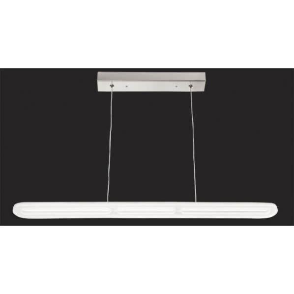 Colgante LED Coliseo cromo regulable 4000k 36W 90x8 | Leroy Merlin