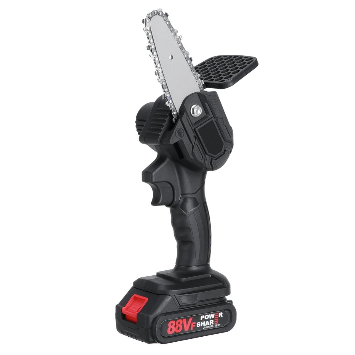 Scie à chaîne Tronçonneuse à batterie élagueuse sans fil 4" 18V 1500w ...