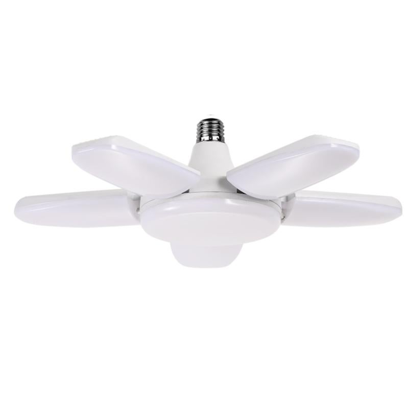 Plafoniera LED pieghevole E26/E27 80W 6500K, design industriale deformabile, Per Garage ...