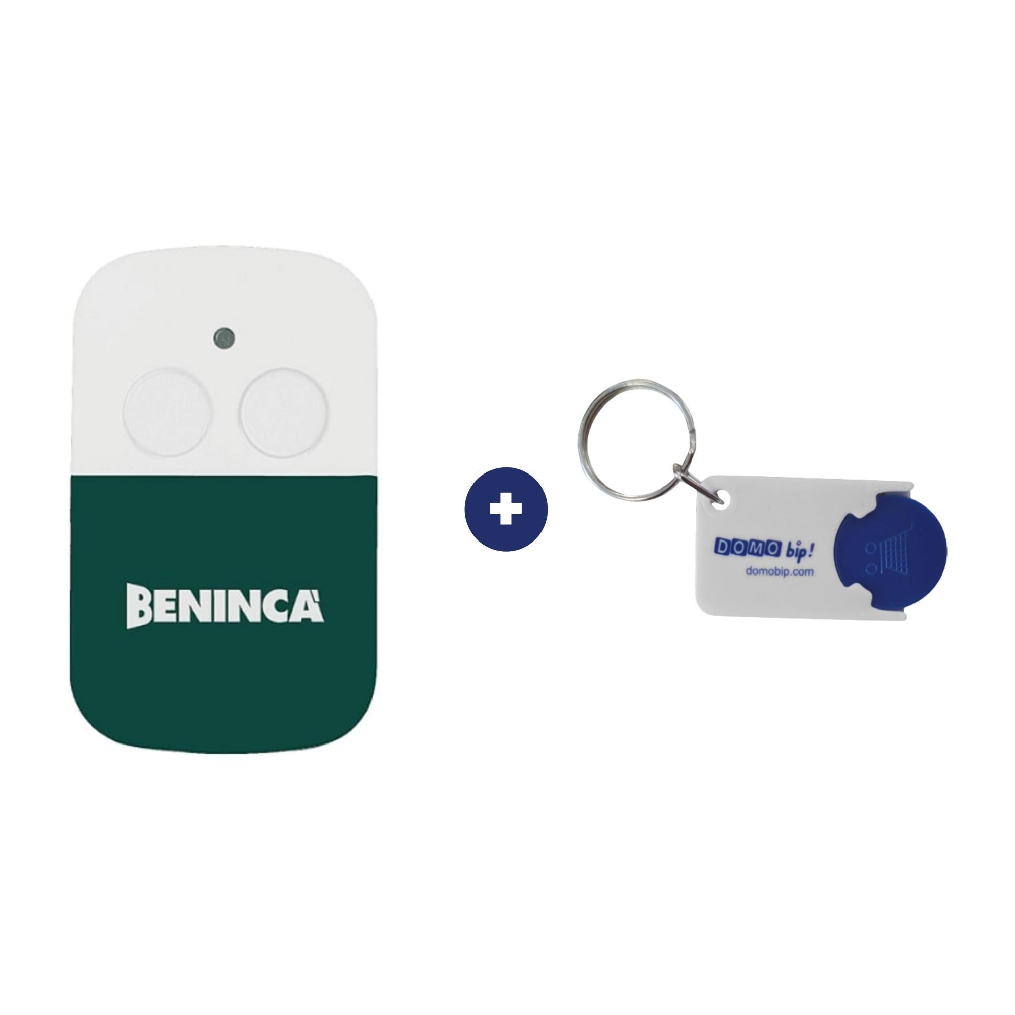 Télécommande Beninca HAPPY 2 VA + 1 porte-clés Domobip | Leroy Merlin