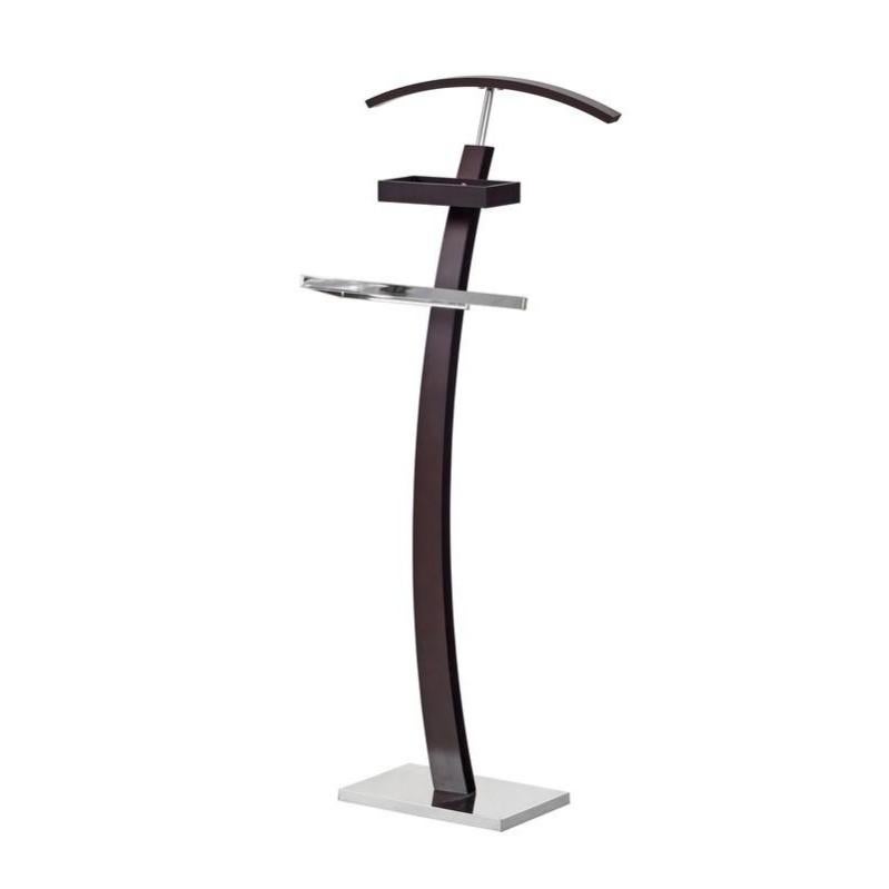 Valet de chambre design 32 x 20 x 117 cm - Wengé - CARELLIA | Leroy Merlin
