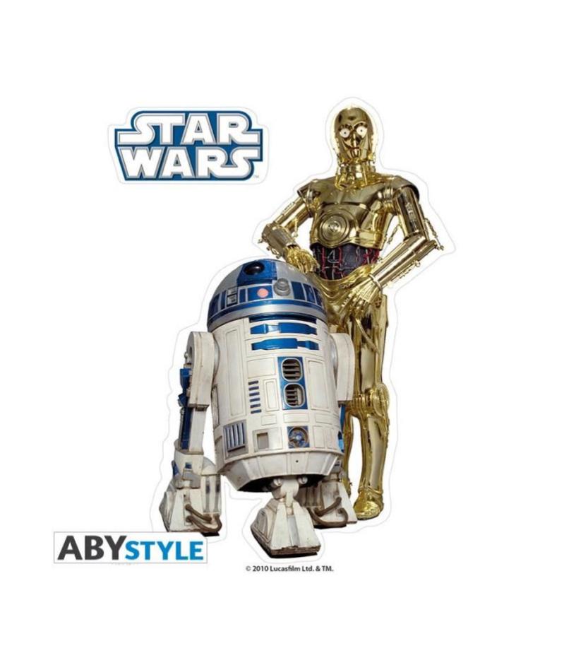 Stickers Star Wars - 16x11cm/ 2 planches - R2-D2/ C3PO X5 - ABYstyle ...