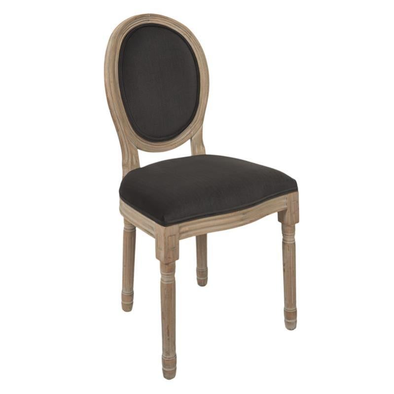 Paris Prix - Lot De 2 Chaises Velours "eleonor" 96cm Gris | Leroy Merlin