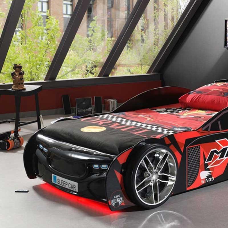 Paris Prix - Eclairage Led Pour Lit Enfant "funbeds" 90cm Noir | Leroy ...