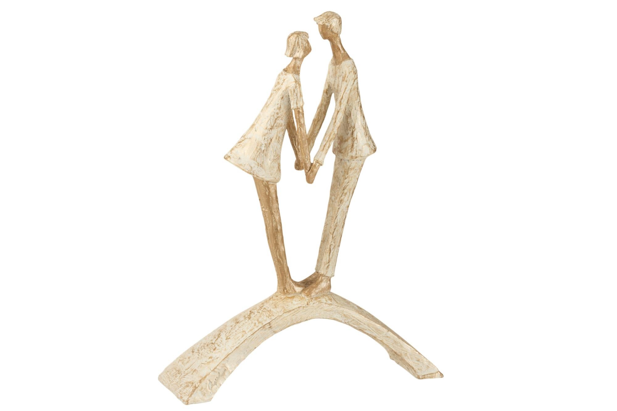 COUPLE BISOU RESINE OR | Leroy Merlin