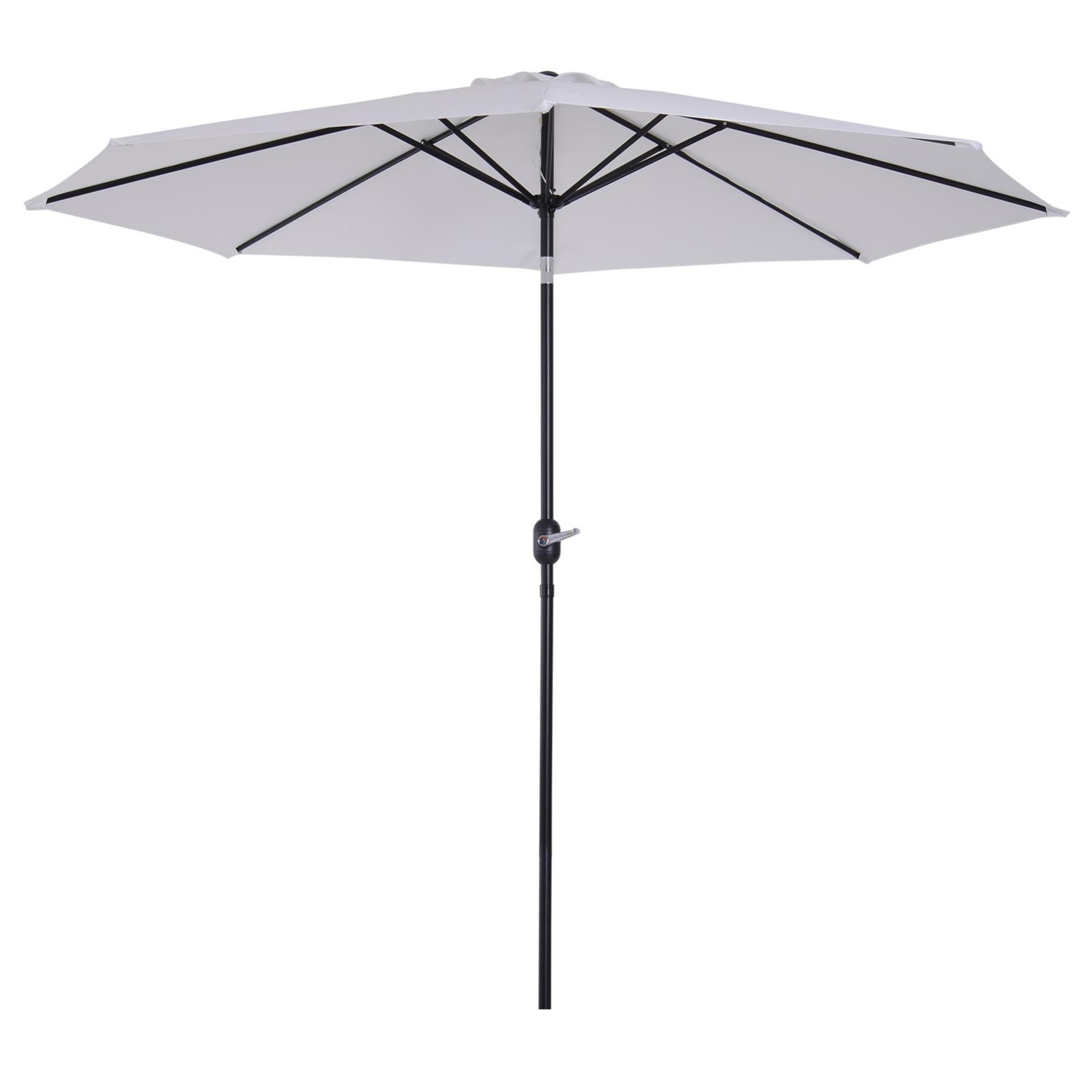 Chapéu de Sol de Jardim Ø295x250cm Branco | Leroy Merlin