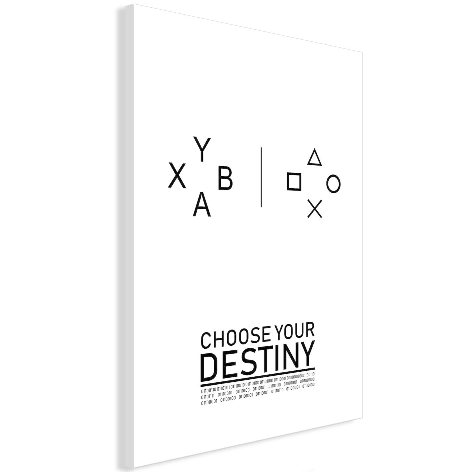 Tableau Choose Your Destiny (1 Part) - 60 x 90 cm | Leroy Merlin