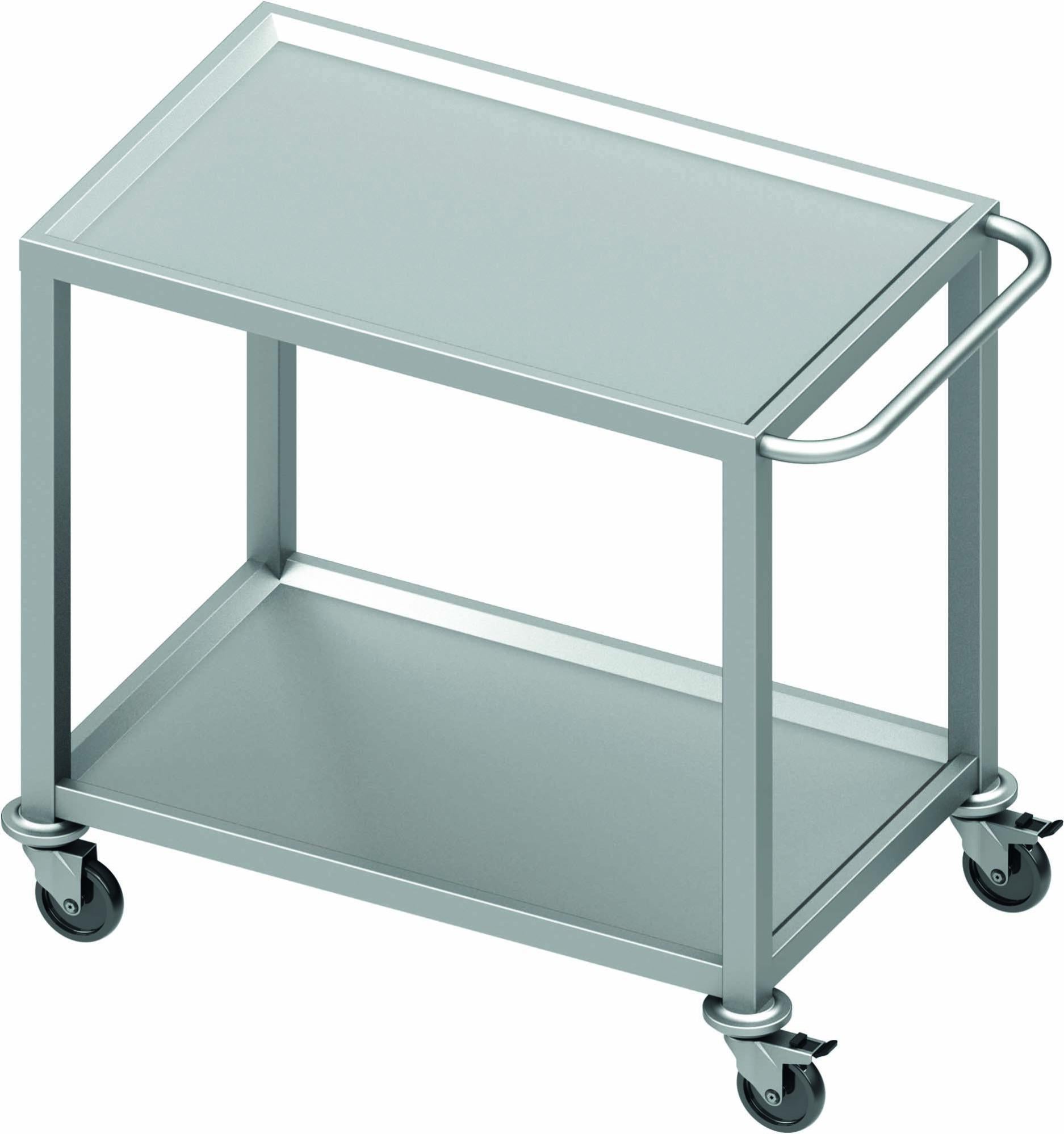 Chariot Inox 2 Plateaux - Profondeur 600 mm - Stalgast | Leroy Merlin