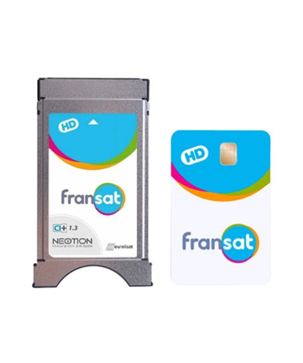 Module Fransat TV satellite Neotion CI+ 1.3 HD + carte Fransat PC7 HD valable 4 ans | Leroy Merlin