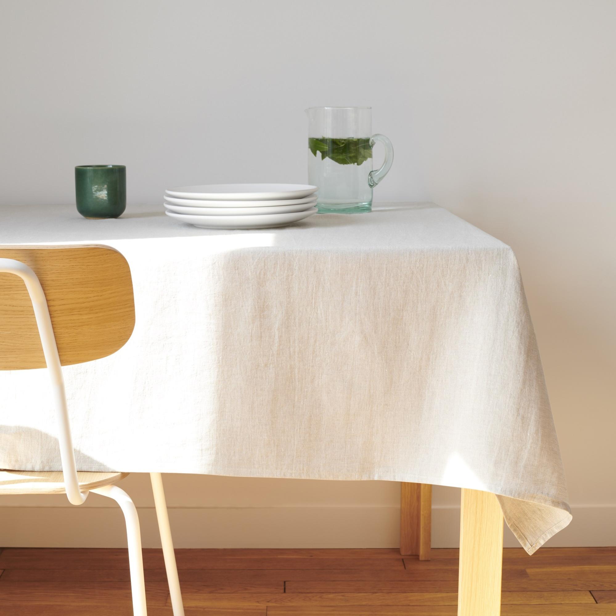 Nappe en lin naturel 180x230cm | Leroy Merlin