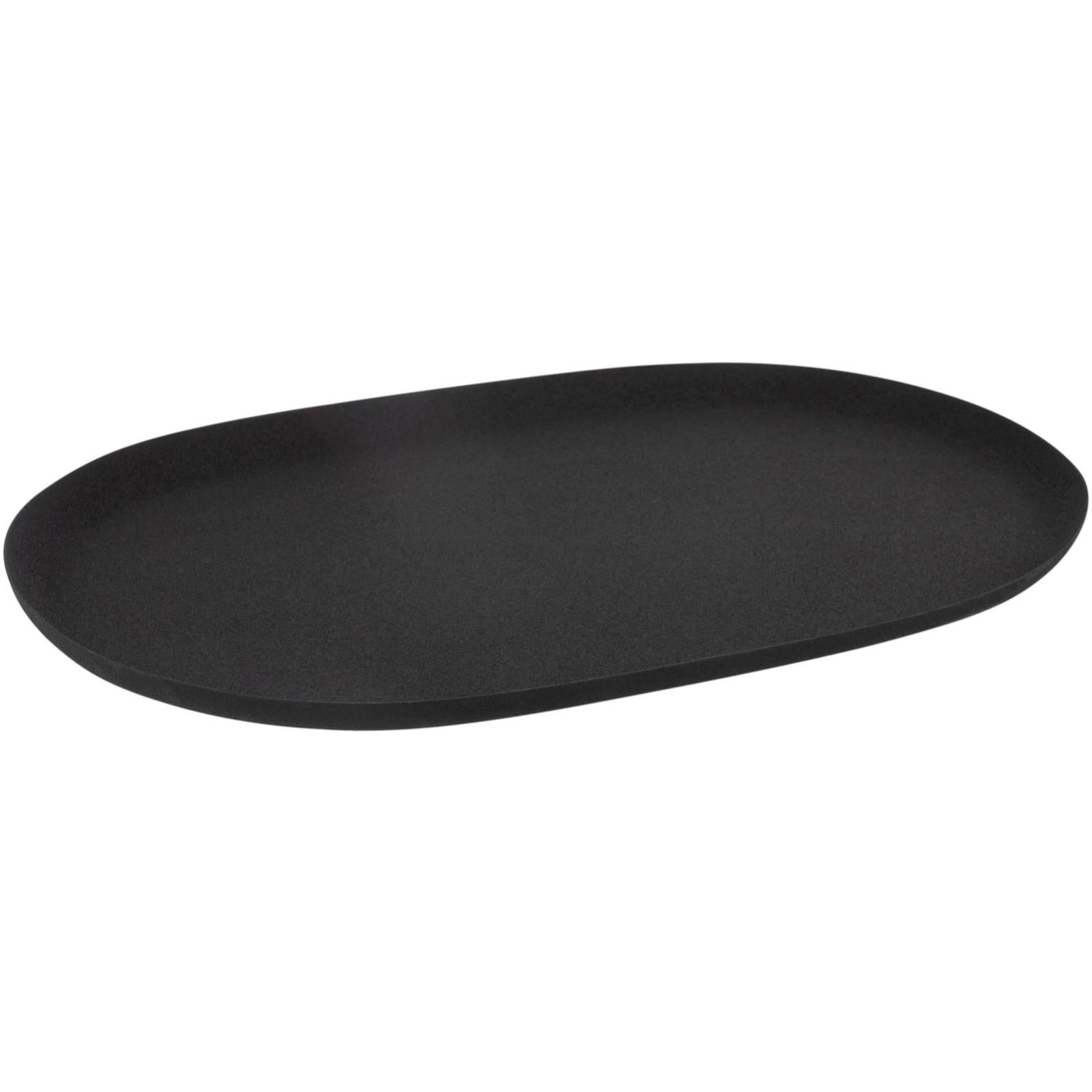 PLATEAU OVALE METAL NOIR | Leroy Merlin