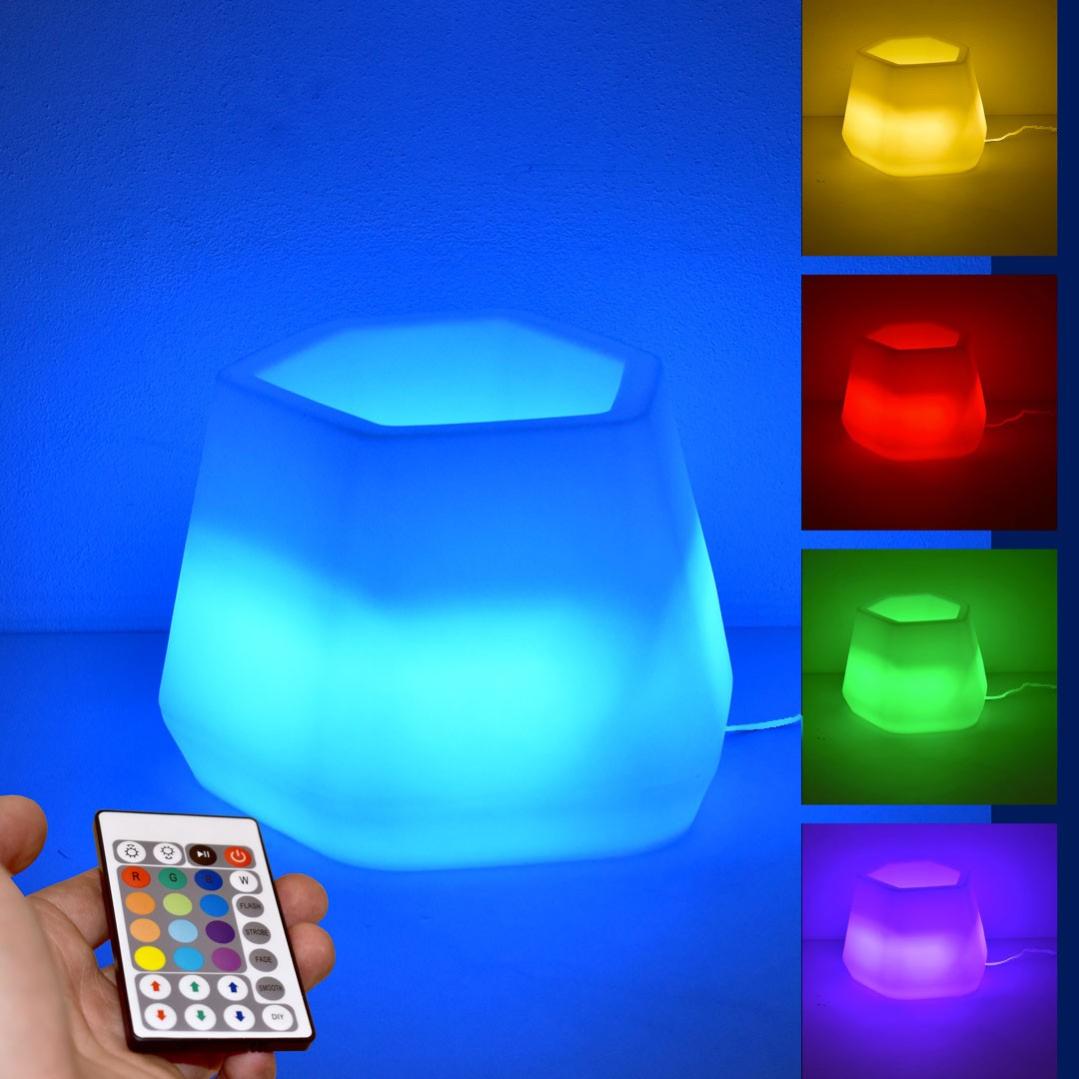 Lampada Vaso Luminoso da Giardino S Magnolia a LED | in Resina Anti ...