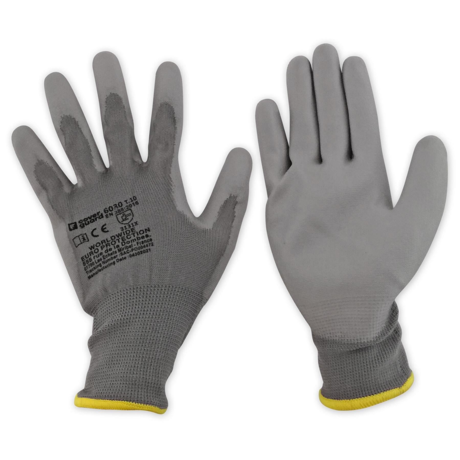 GANTS ENDUITS TAILLE 10 -LOT 5 PAIRES DE GANTS DE TRAVAIL MANUTENTION ...