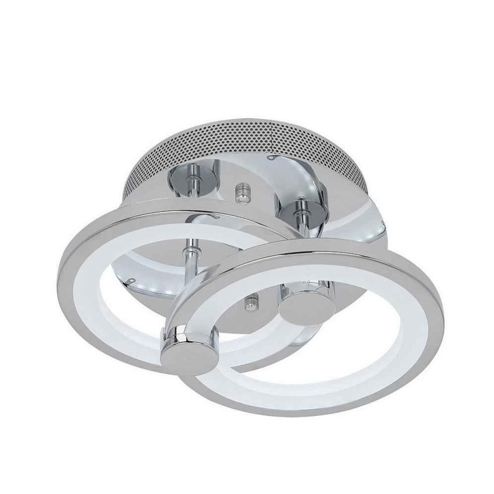 Soffitto LED 3 temperature SYDNEY cromo 32w FABRILAMP | Leroy Merlin